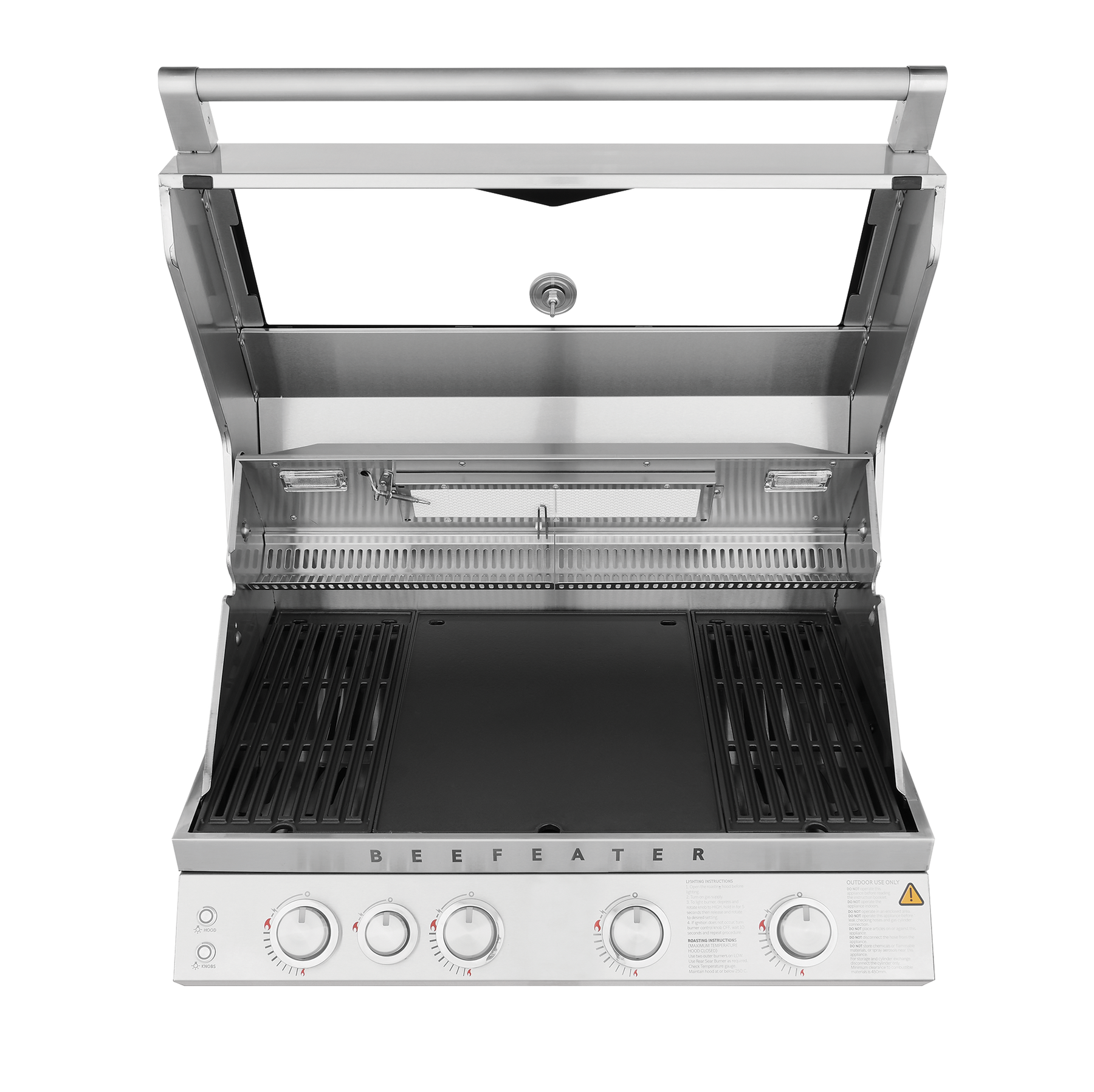 Beefeater 7000 Premium 4 Burner Built In BBQ, Stainless Steel - BBF764 ...