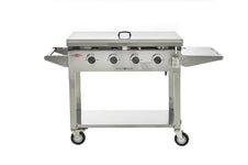 Beefeater Clubman 4 burner BBQ & trolley, stainless steel - BD16440 ...