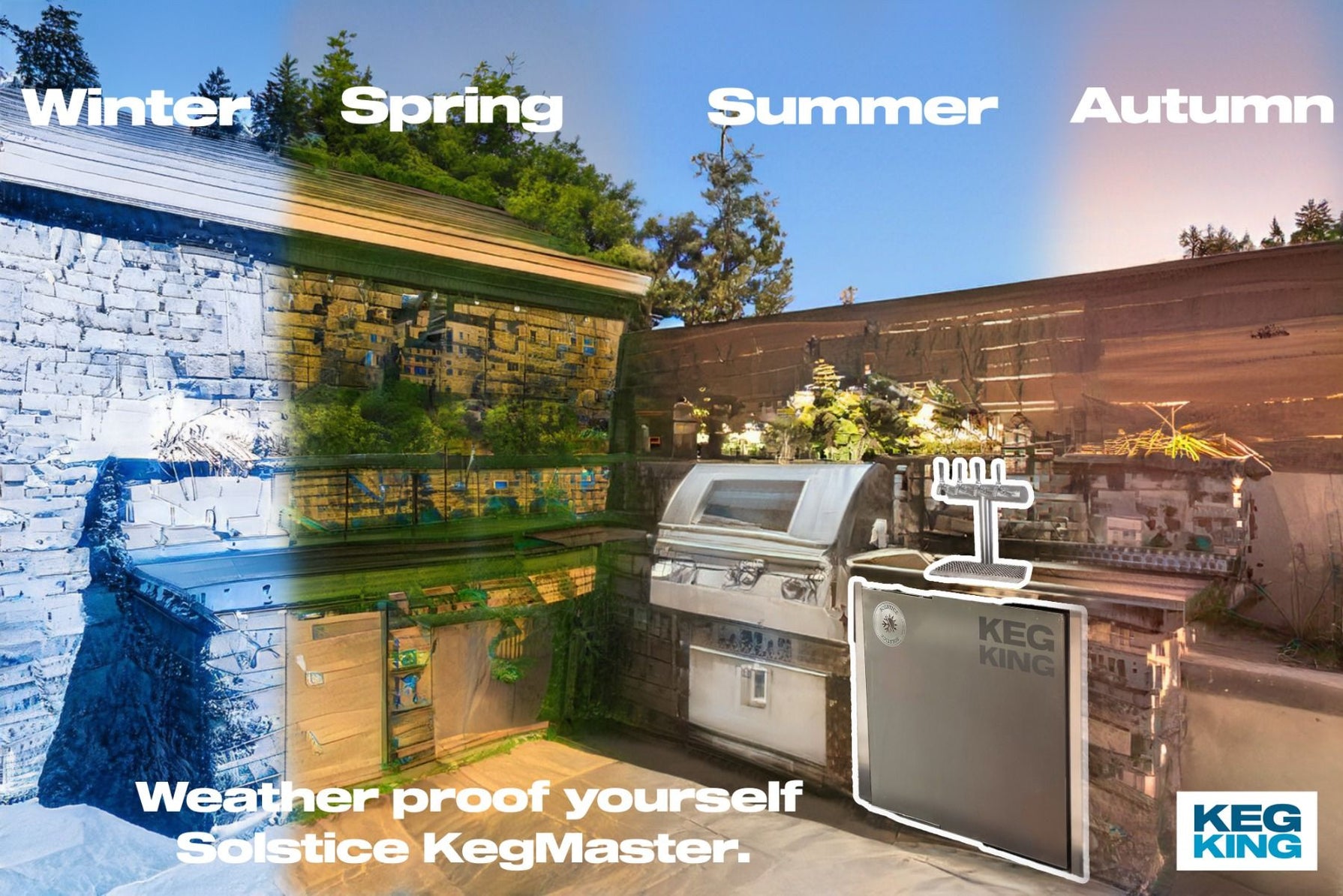 Kegerator Solstice Indoor/Outdoor Beer Fridge — Grillhound