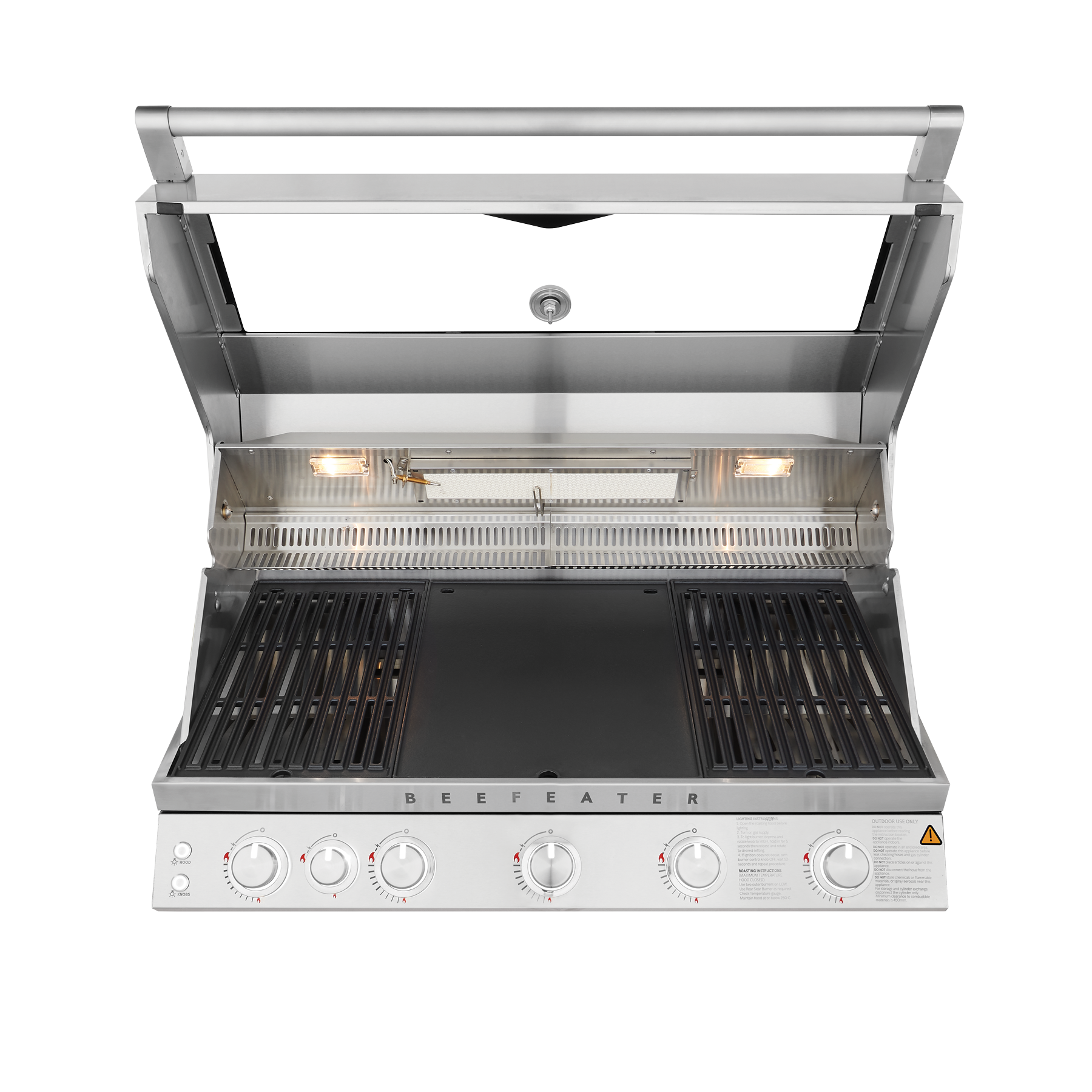 Beefeater 7000 Premium 5 burner built In BBQ, stainless steel - BBF765 ...